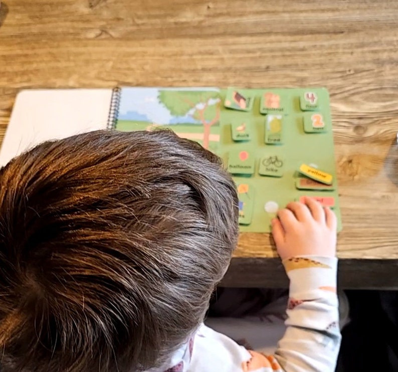 A Day at the Park Adaptive Learning Book - Etsy