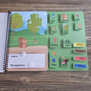 A Day at the Park Adaptive Learning Book - Etsy