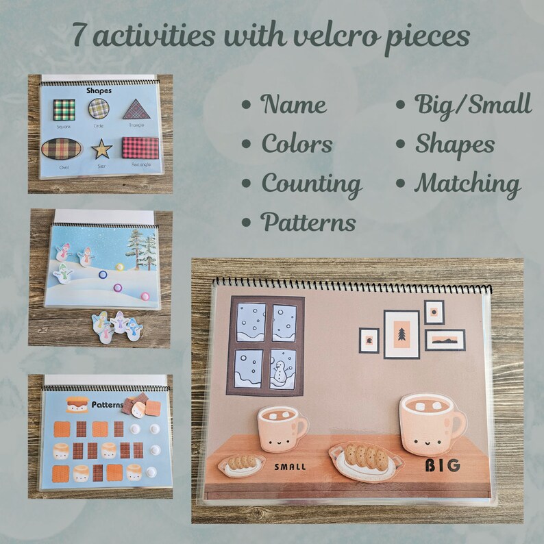 Digital Download Winter Activity Busy Book - Etsy