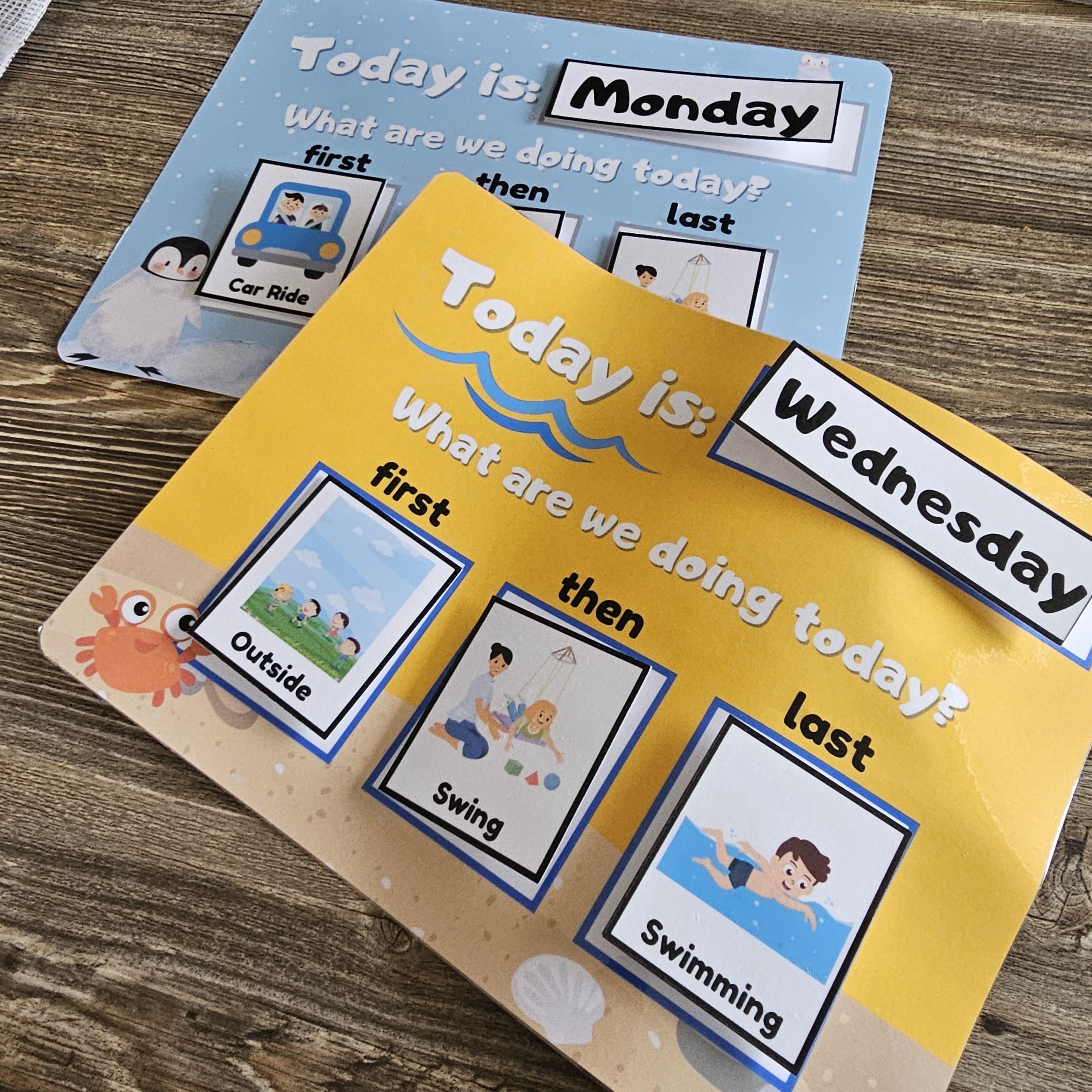 Daily Visual Schedule - Etsy