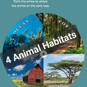 Interactive Mini Lesson- Animal Habitats - Etsy