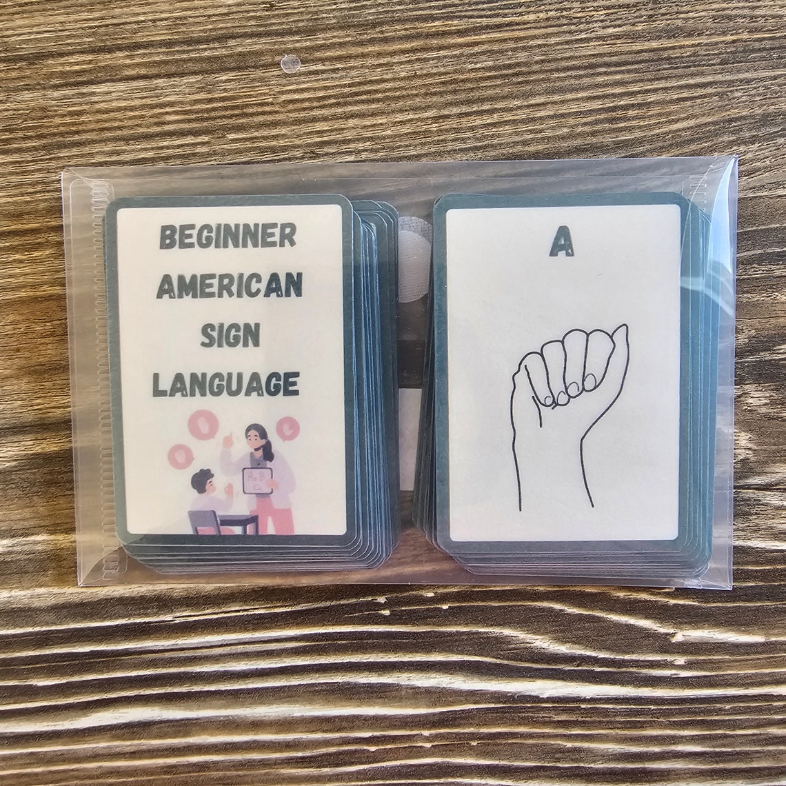 Beginner ASL Flash Cards - Etsy