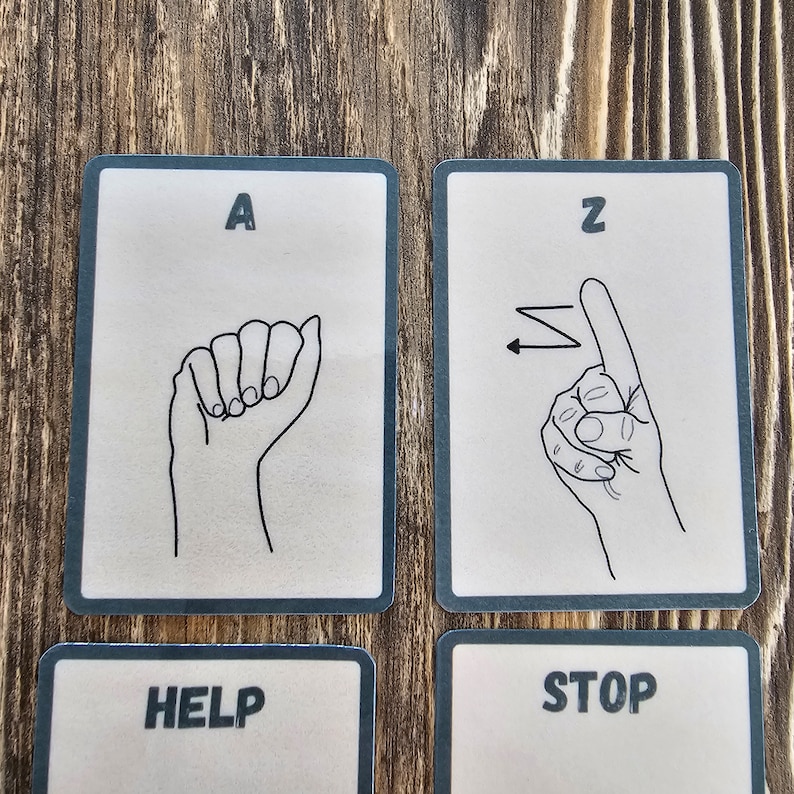 Digital Copy: Beginner ASL Flashcards - Etsy