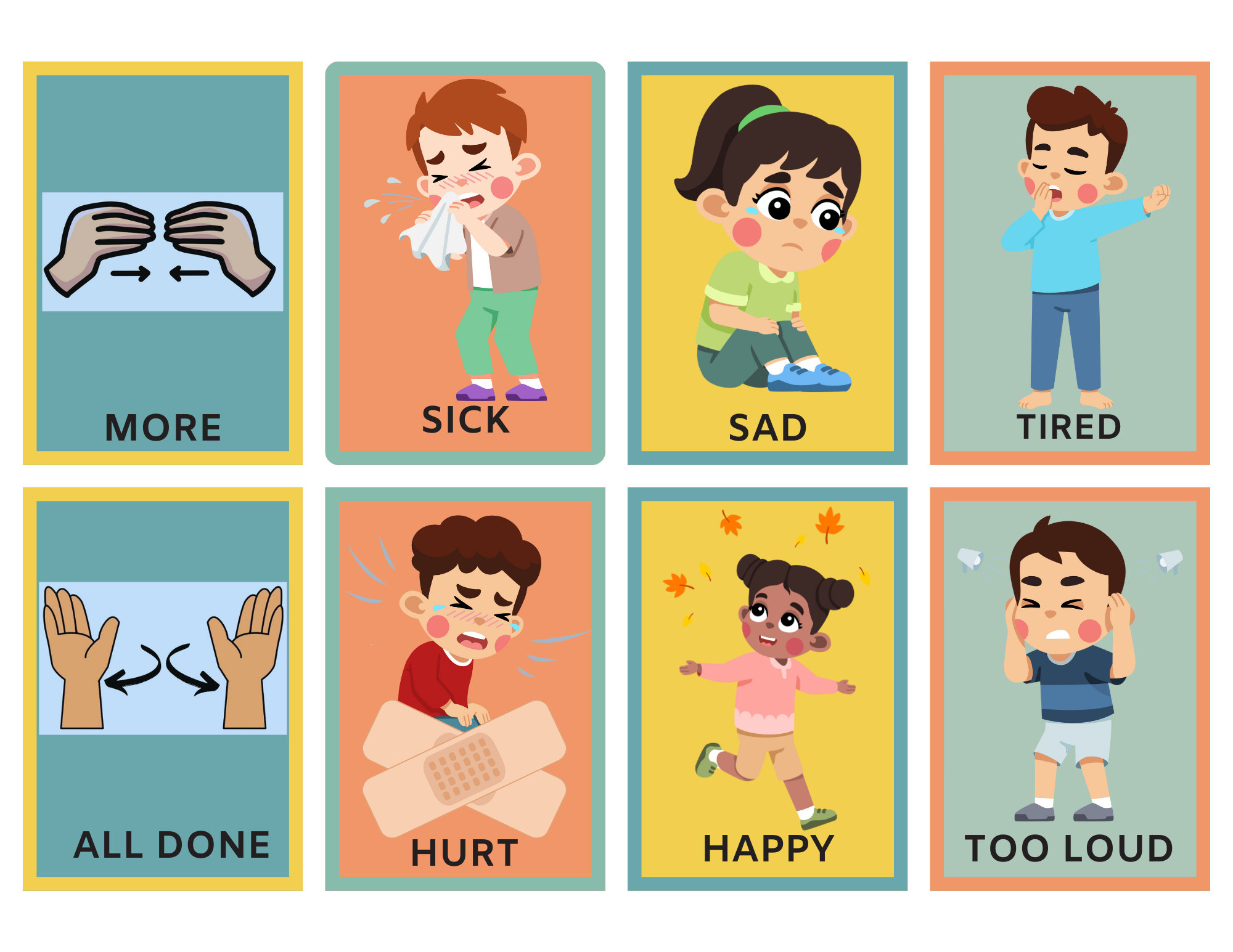 Communication Cards With Retractable Coil Springs Keychain - Etsy