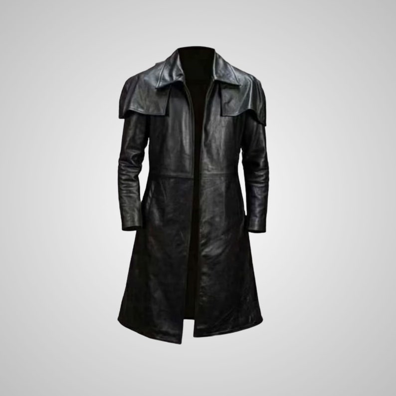 Handmade Inspired NCR Veteran Ranger Coat A7 Duster Brown Long Trench ...