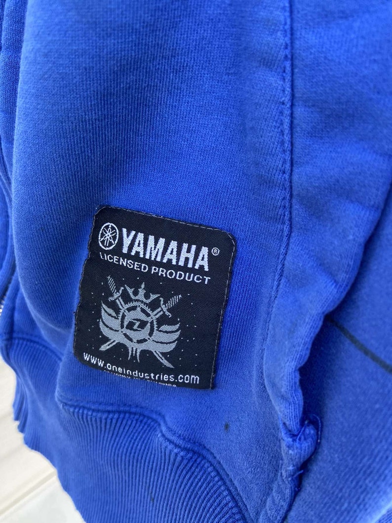 Vintage Blue Yamaha Racing Zip Up - Etsy