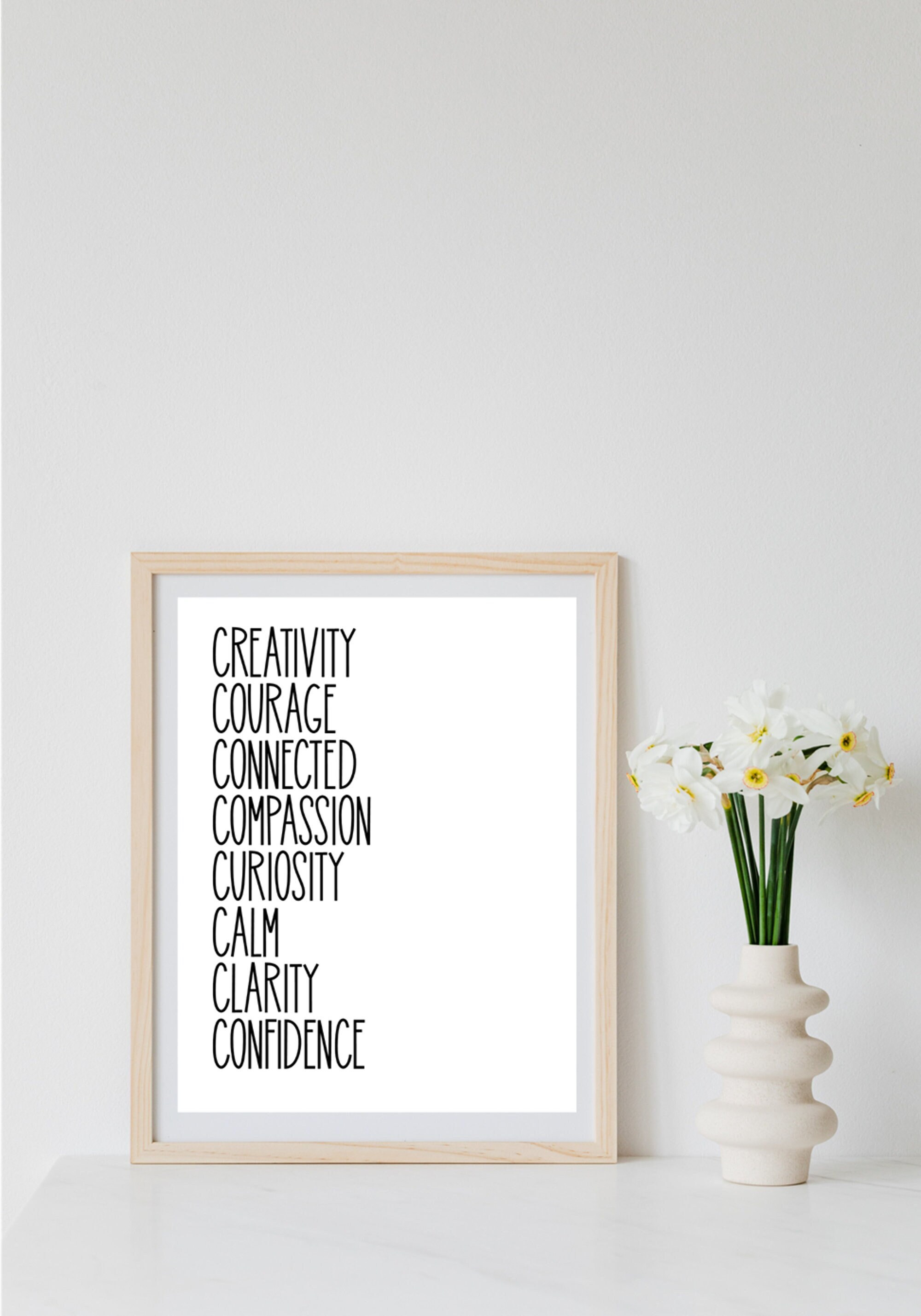 Therapy Office Calm Decor Therapist Gallery Wall Mental Health Poster ...