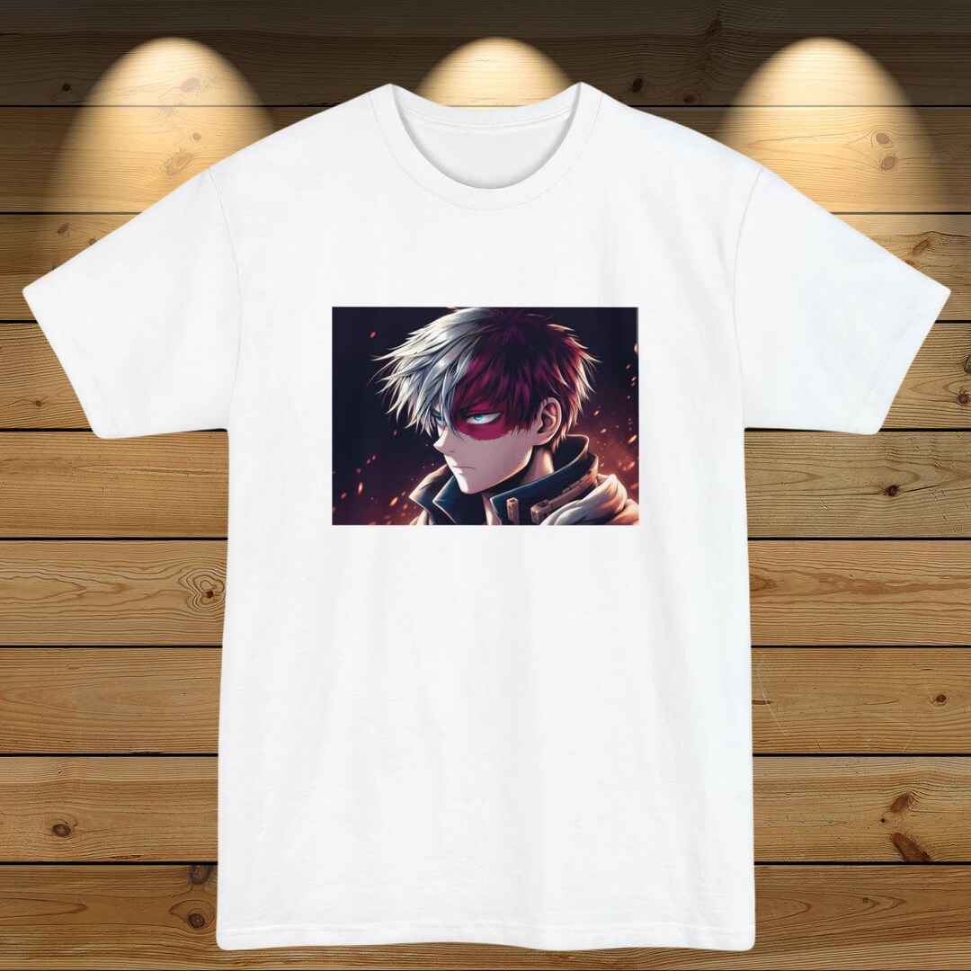 LT Size Shoto Todoroki My Hero Academia Shirt Mha Shoto Todoroki My ...