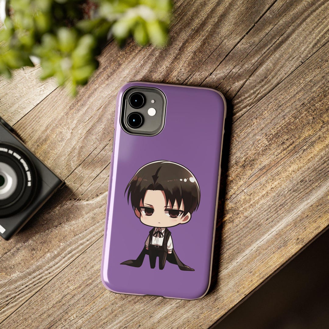 Attack on Titan Levi Ackerman Chibi Hero Tough Phone Case Anime Lover ...