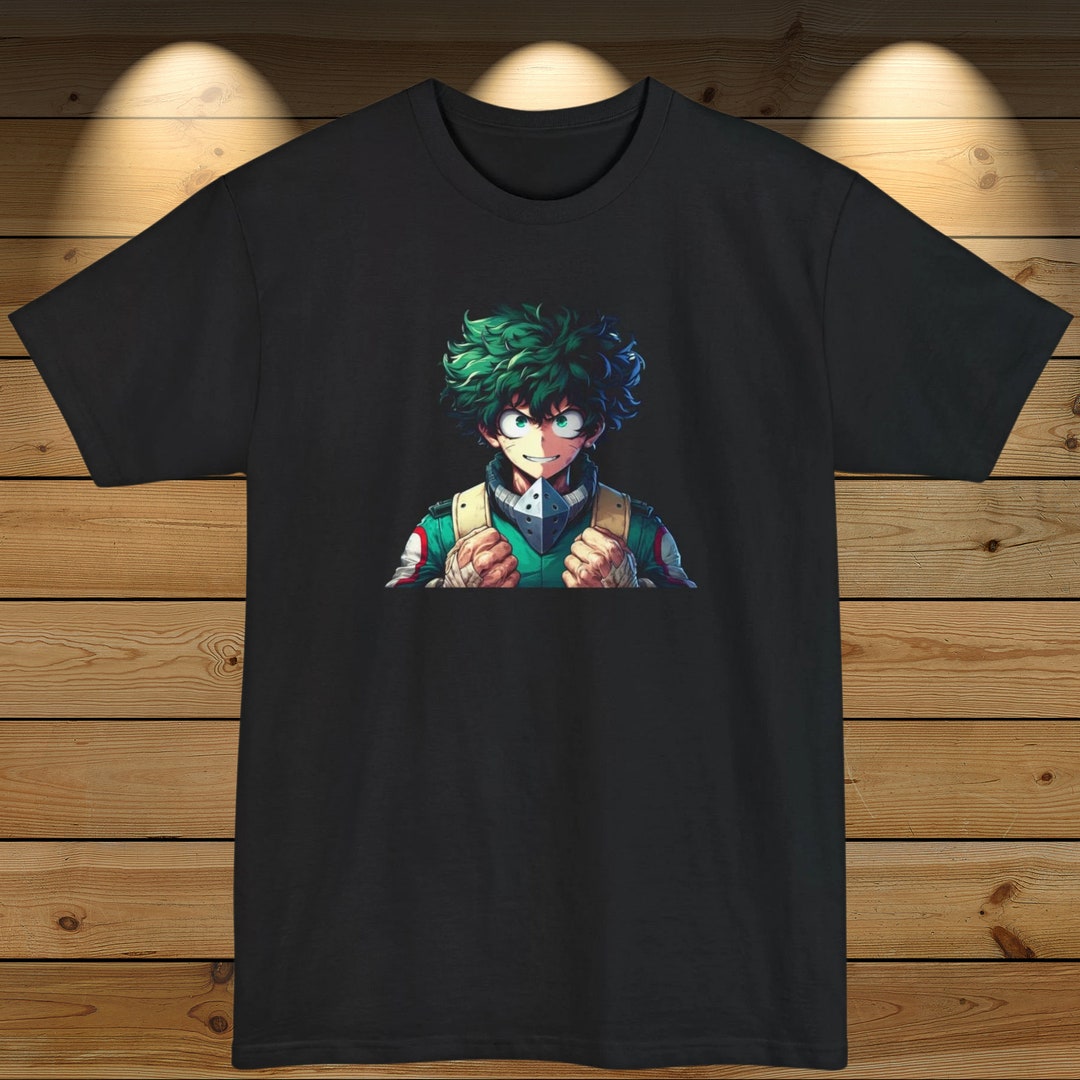 LT Size Midoriya Izuku My Hero Academia Shirt Mha Midoriya Izuku My ...
