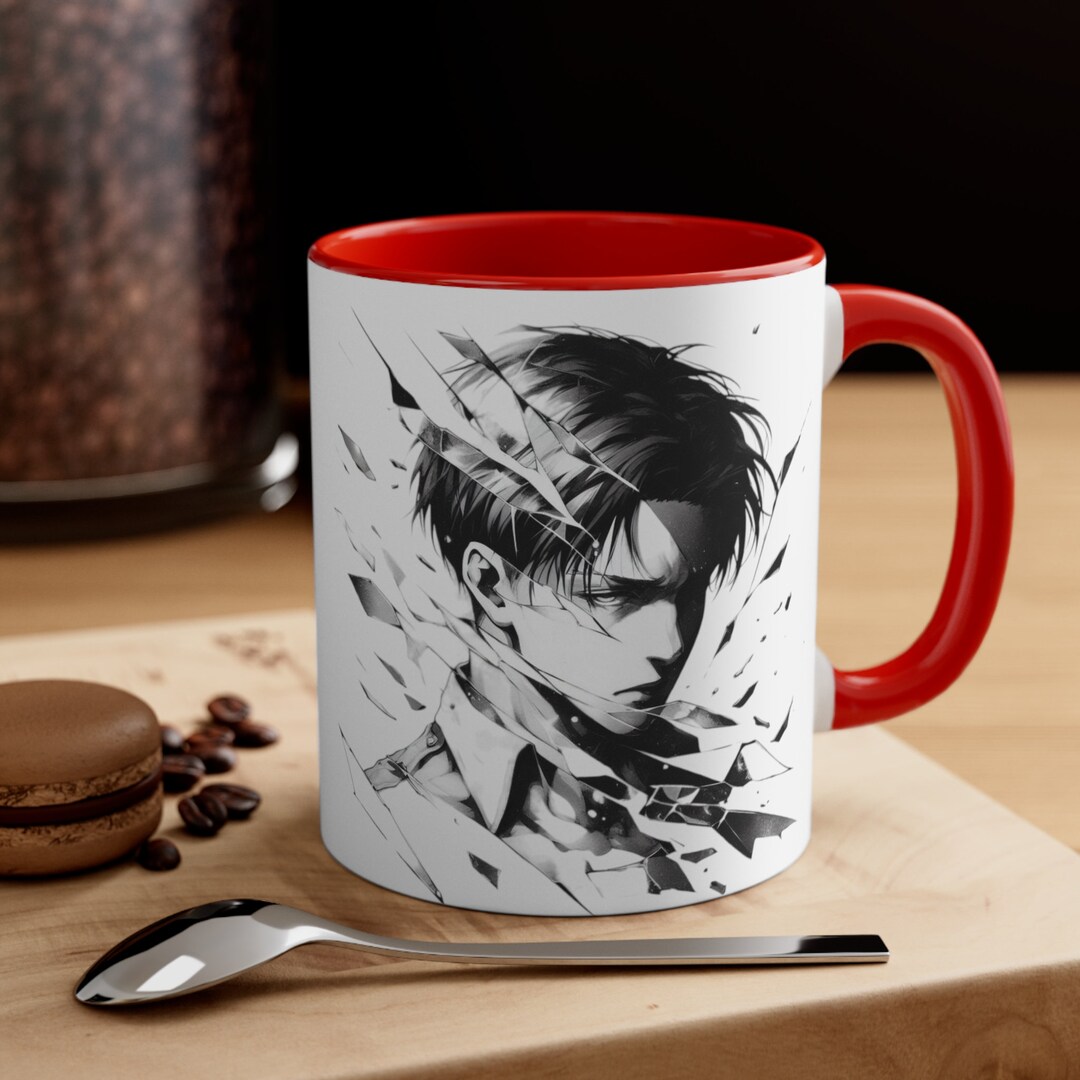 Levi Ackerman Attack on Titan Coffee Mug Anime Mug Aot Mug anime Lover ...