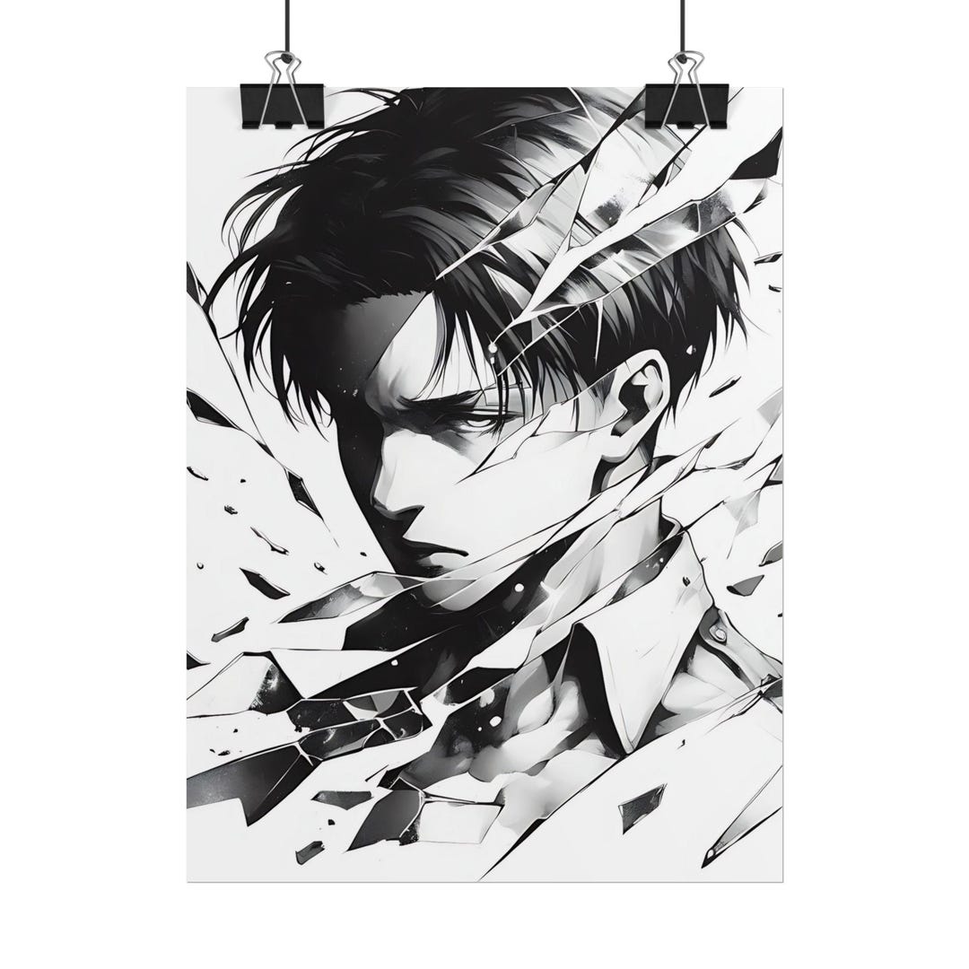 Levi Ackerman Attack on Titan Poster. AOT Poster. AOT Wall Art. AOT ...