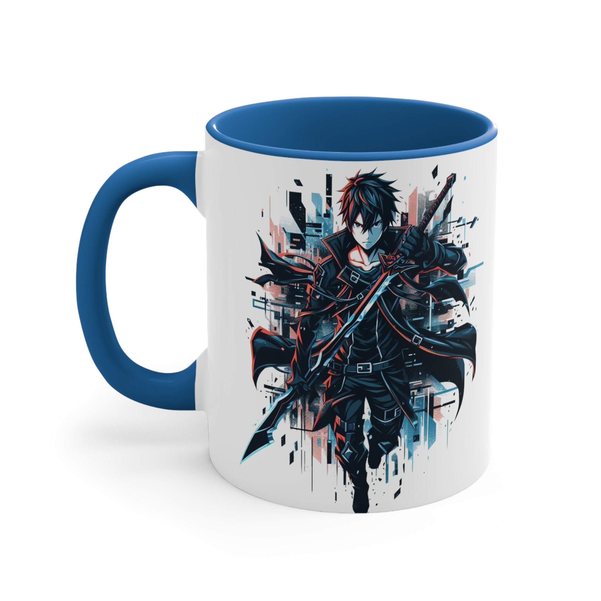 Kirito Sword Art Online Coffee Mug Anime Mug SAO Gift Anime Cup anime ...