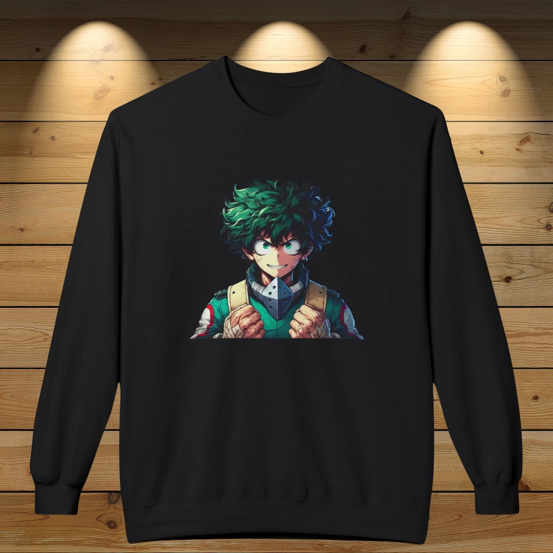 Midoriya Izuku My Hero Academia Sweatshirt Mha Midoriya Izuku My Hero ...