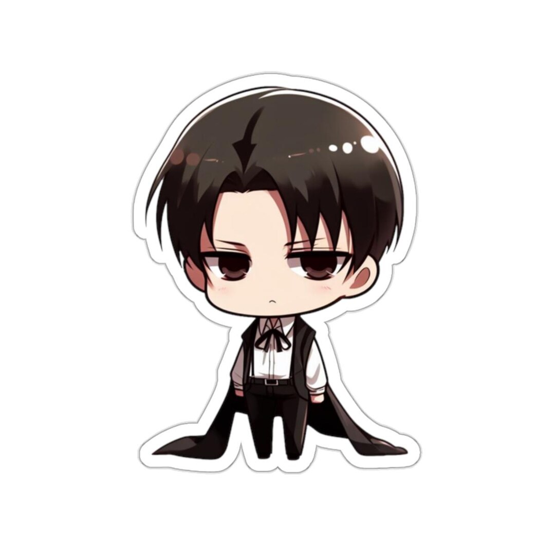 Levi Ackerman Attack on Titan Anime Character Sticker Aot Sticker Levi ...