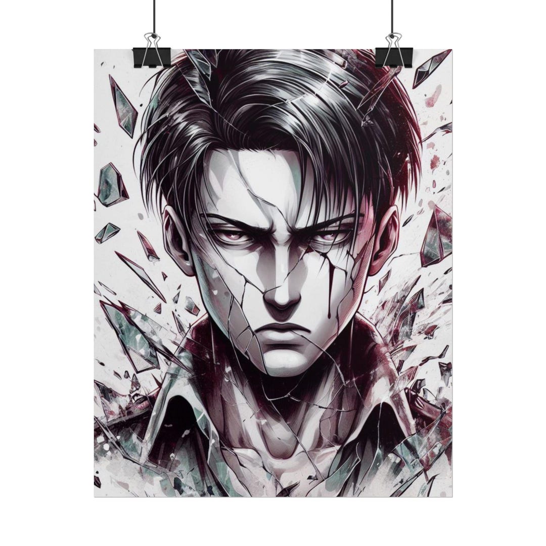 Levi Ackerman Attack on Titan Poster. AOT Poster. AOT Wall Art. AOT ...