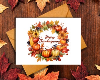 Thanksgiving Cards - Etsy