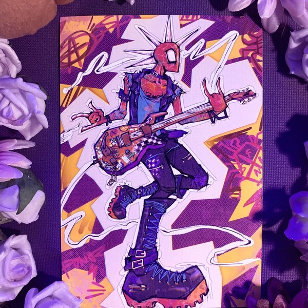 Spiderpunk Print - Etsy