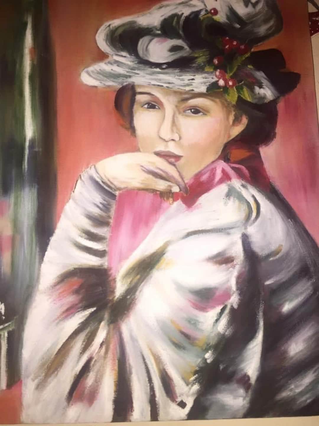 Lady Portrait Oil Painting - Etsy