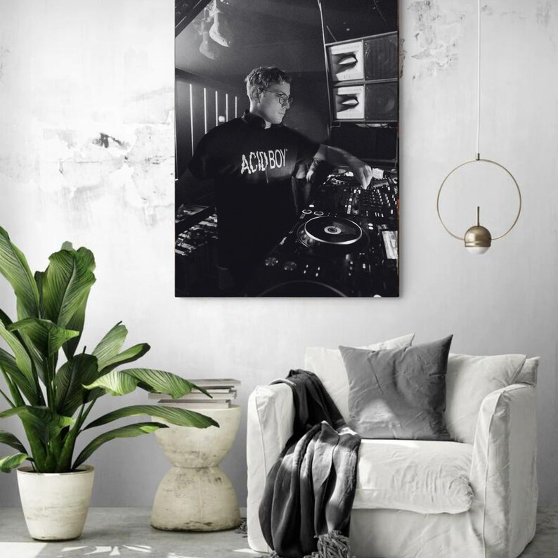 Techno House Alignment Techno Music Print Set Band Poster Custom Music ...