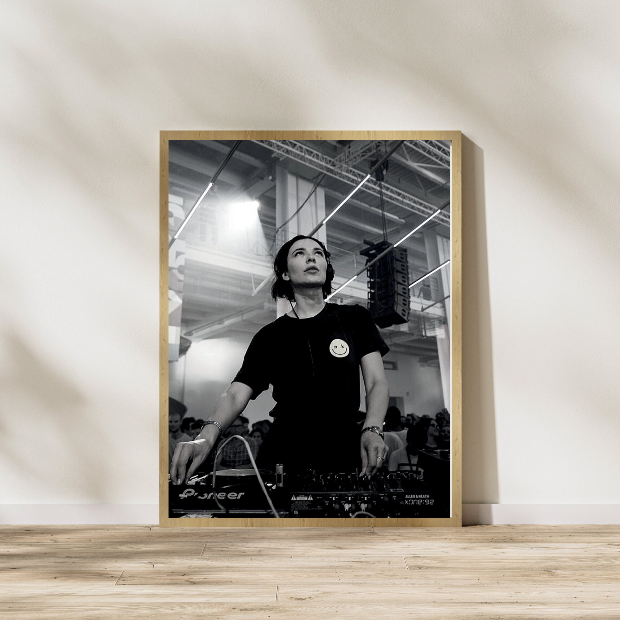 Techno House Nina Kravitz Techno Music Print Set Framed Poster Custom ...