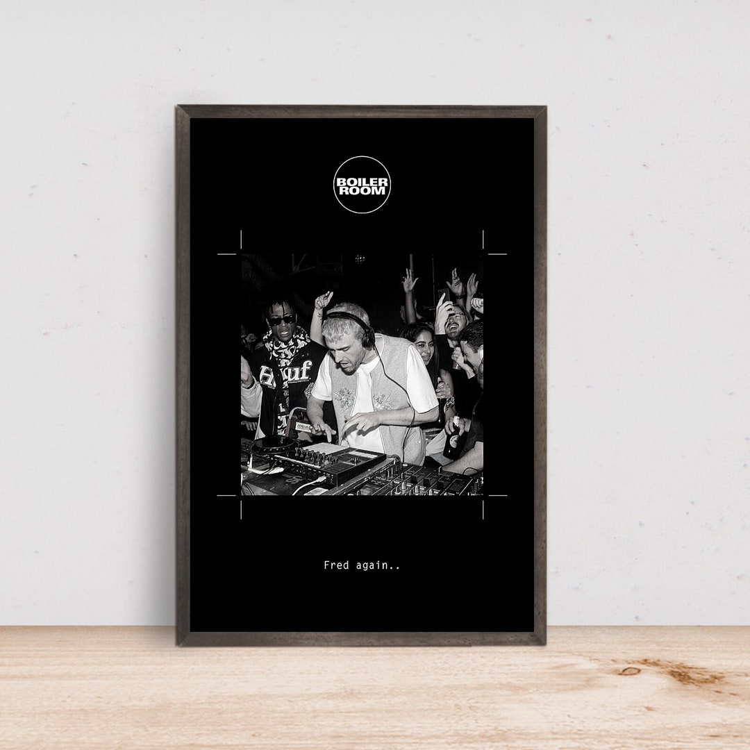 Techno House Fred Again BEST GIFT Techno Music Print Set Band Poster ...