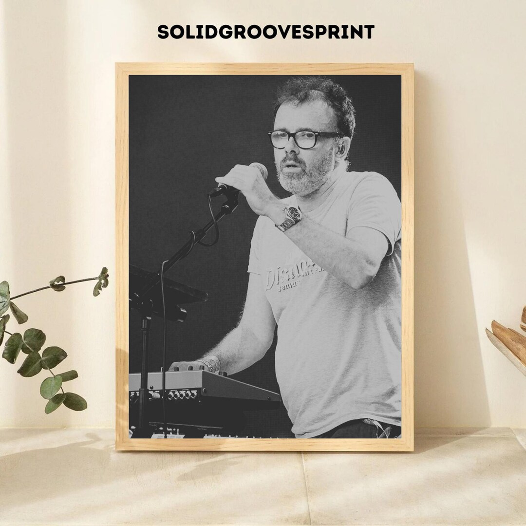 Music Poster Neil Barnes Leftfield Iconic Techno EDM Wall Art Perfect ...