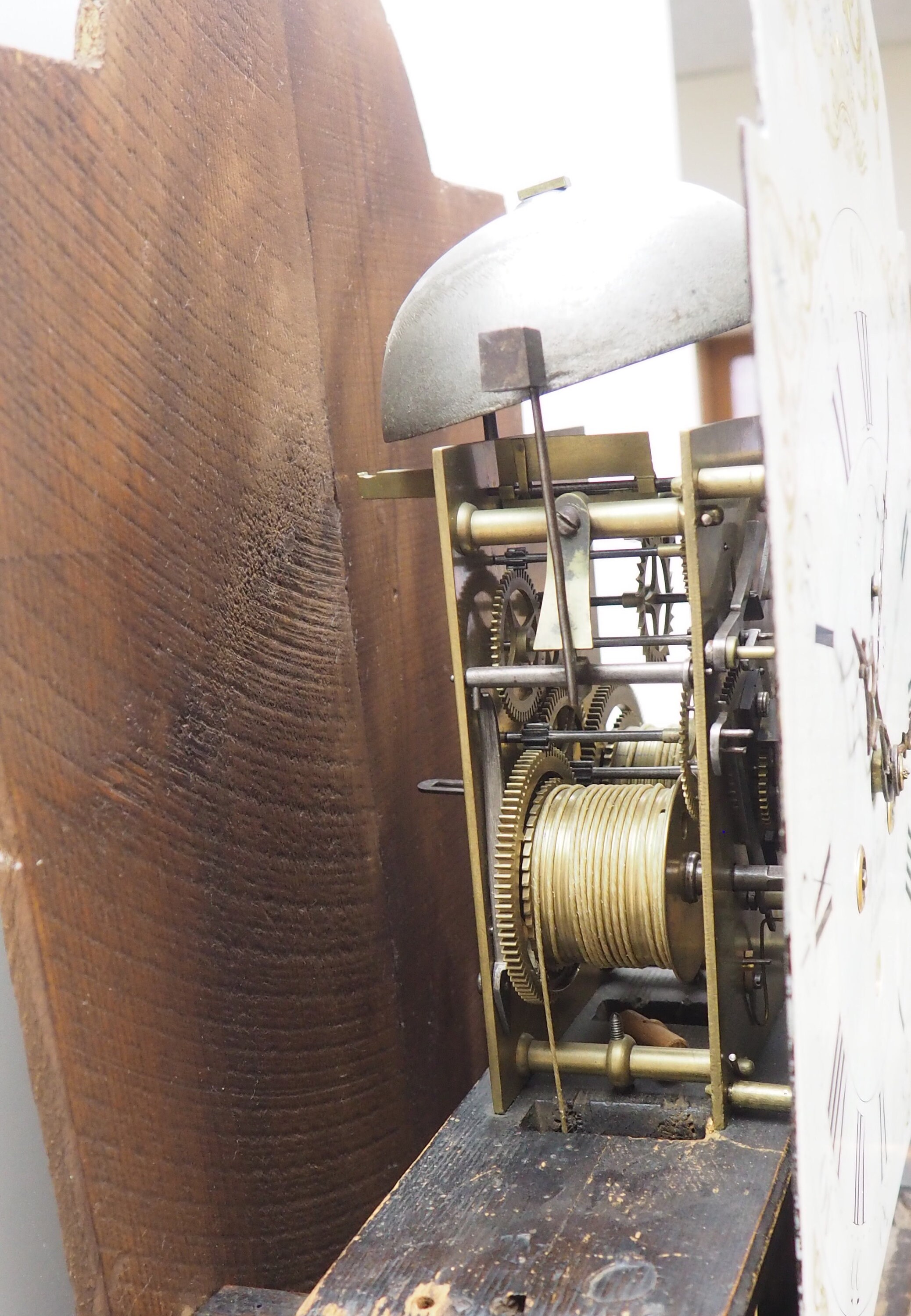 Awesome 18THC Longcase Clock Fine English Oak Ashford Grandfather Clock ...