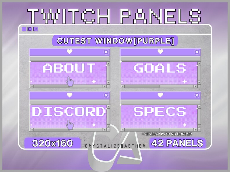 CUTE WINDOW twitch Panels Cute Cyber Y2k Vaporwave Tech Pastel Pixel ...