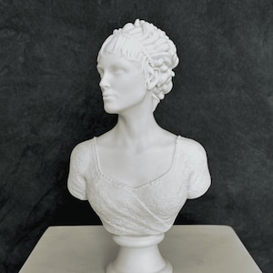 Mr. Darcy & Elizabeth Bennet Bust Statue, 25cm / 10 Inch - Pride and ...