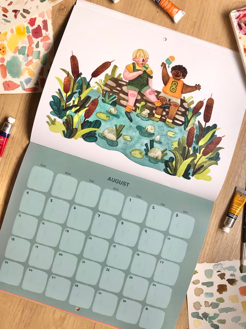 2024 Hanging Wall Calendar - Etsy