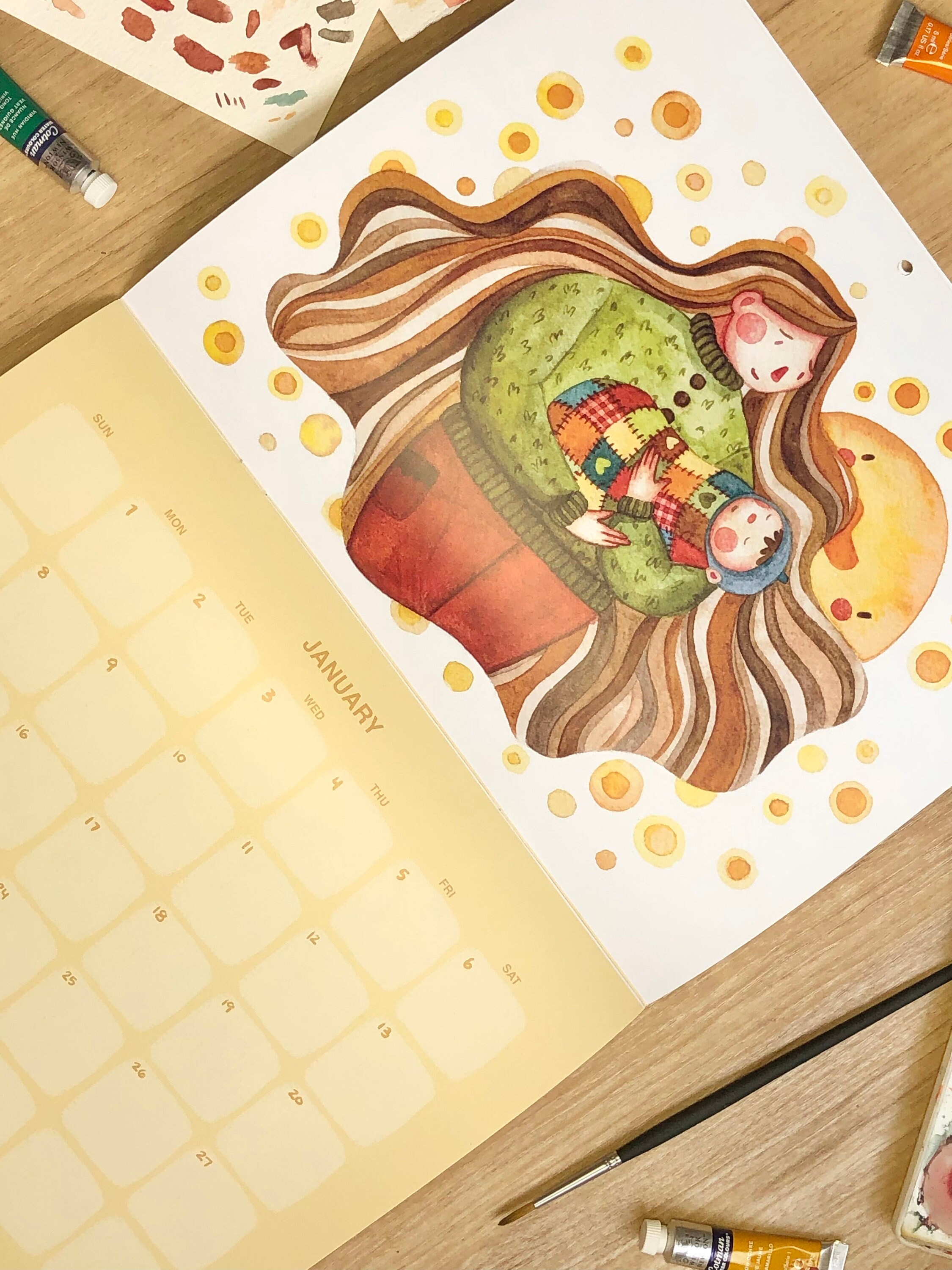 2024 Hanging Wall Calendar - Etsy