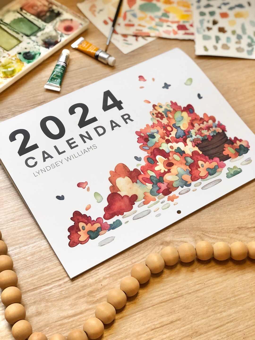 2024 Hanging Wall Calendar - Etsy