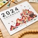 2024 Hanging Wall Calendar - Etsy