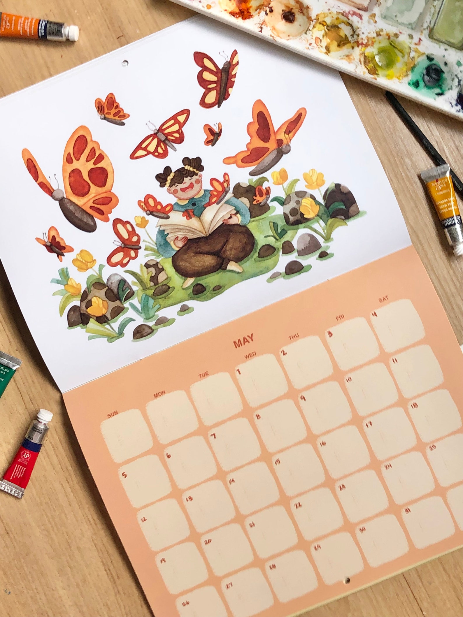 2024 Hanging Wall Calendar - Etsy