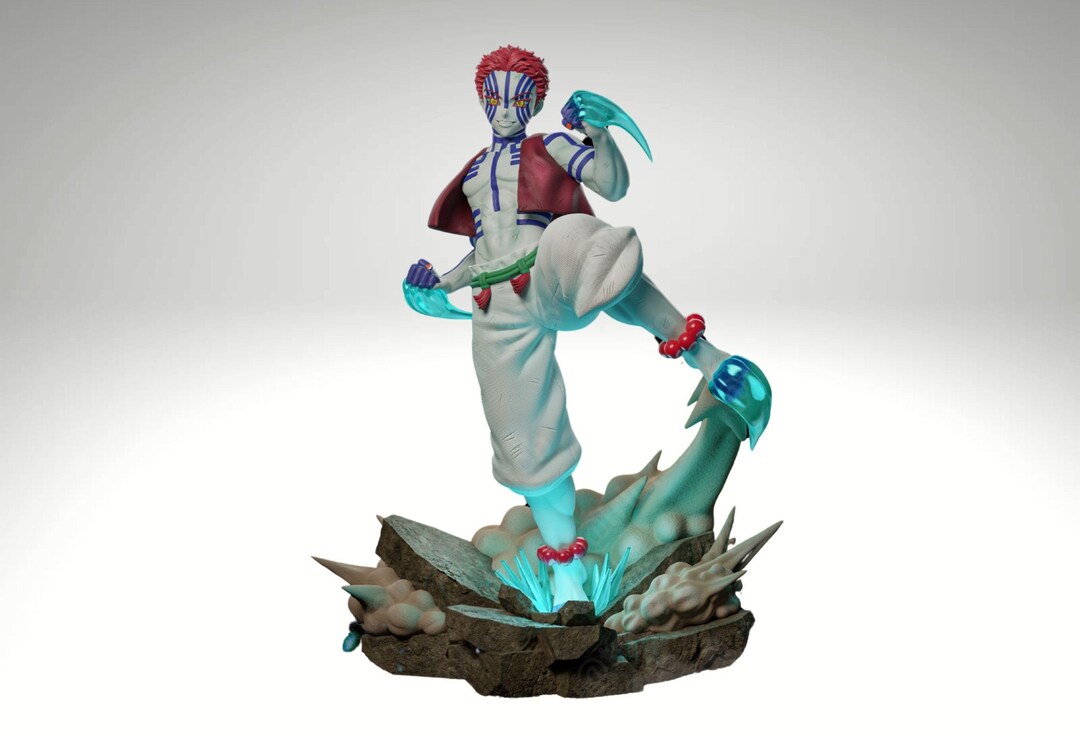 Akaza – Demon Slayer 3D Printable STL Figure - Etsy
