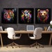 Neon Bear Digital Print - Etsy