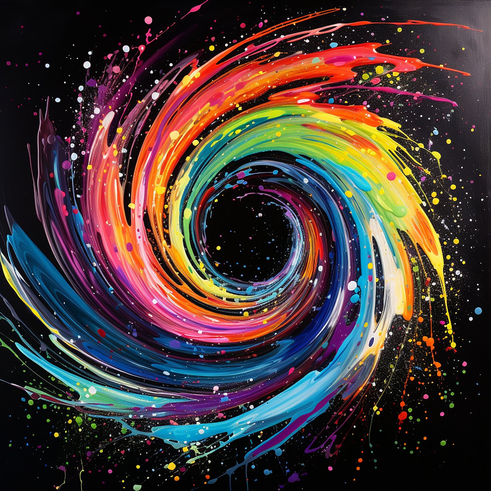 Neon Galaxy - Etsy