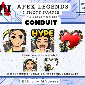 Conduit 3 Emote Bundle With 2 Bonus Versions - Apex Legends! Emotes for ...