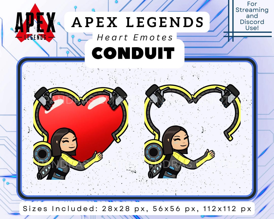 Conduit Heart Emote Bundle - 2 Emotes: Apex Legends Twitch, Discord ...
