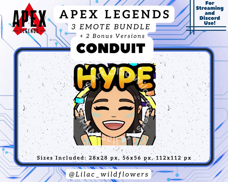 Conduit 3 Emote Bundle With 2 Bonus Versions - Apex Legends! Emotes for ...
