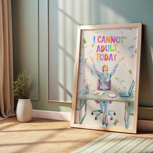 Funny Office Wall Decor Office Posters Funny Cubicle Decor Work From ...