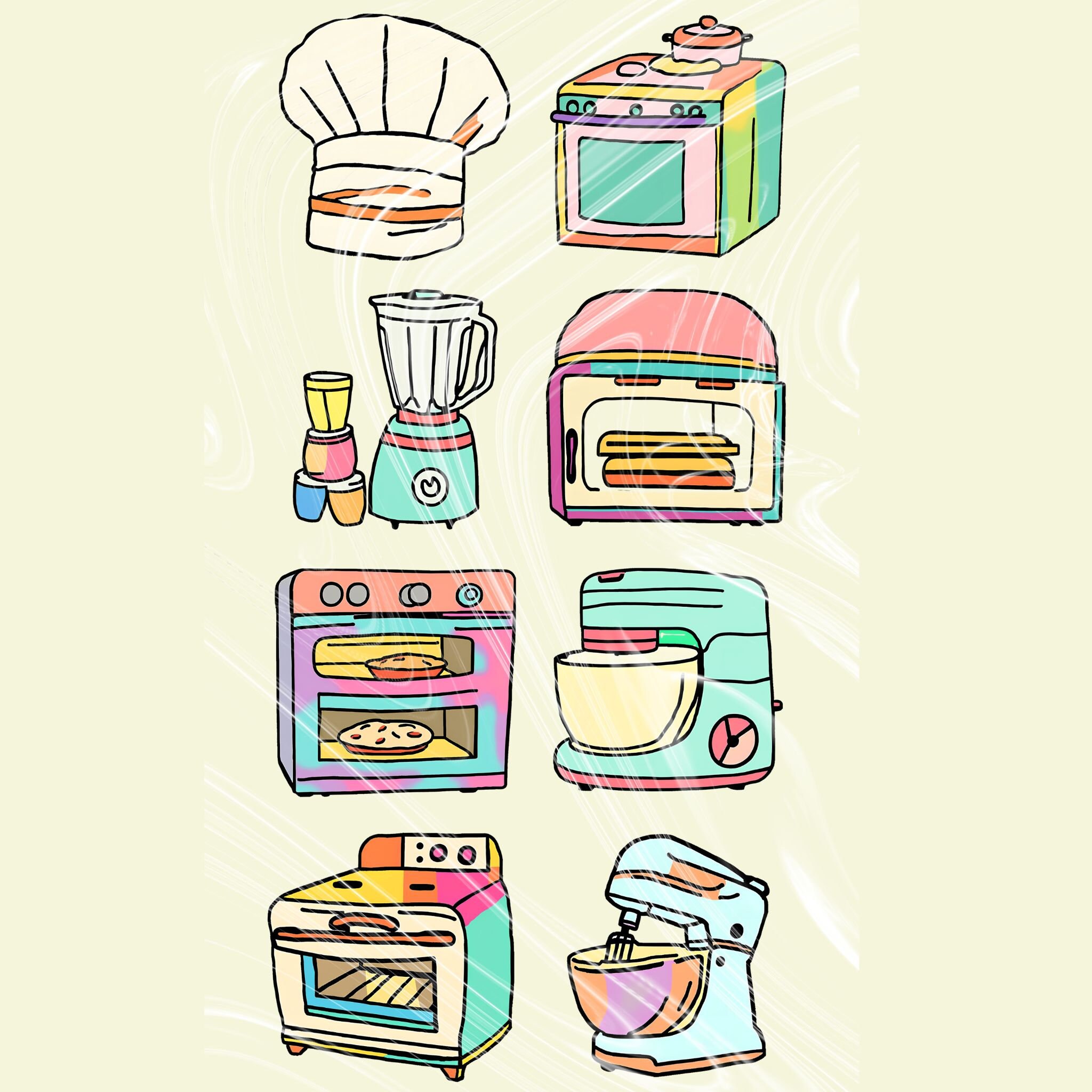 Bakery Doodle Png Bakery Doodle Clipart Kawaii Doodle Clipart Cute ...