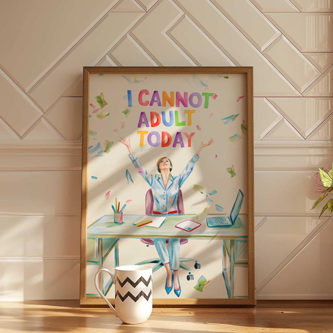 Funny Office Wall Decor Office Posters Funny Cubicle Decor Work From ...