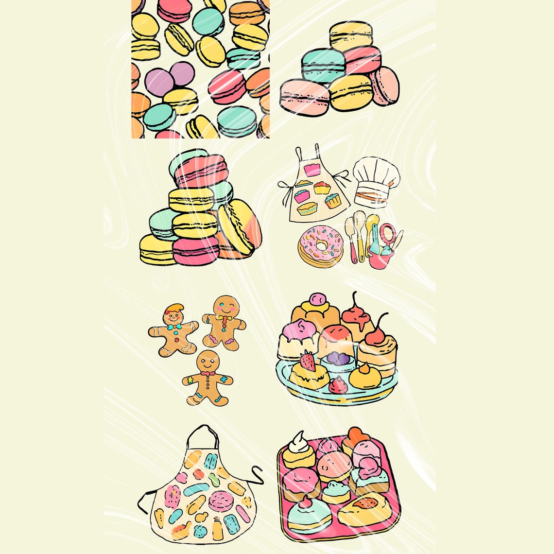 Bakery Doodle Png Bakery Doodle Clipart Kawaii Doodle Clipart Cute ...