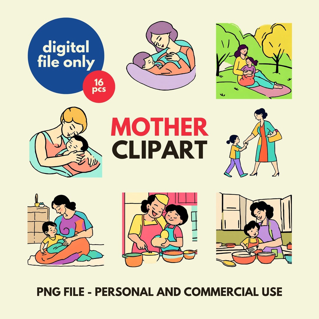 Mother's Day Doodle Png Mother Doodle Clipart Kawaii Doodle Clipart ...