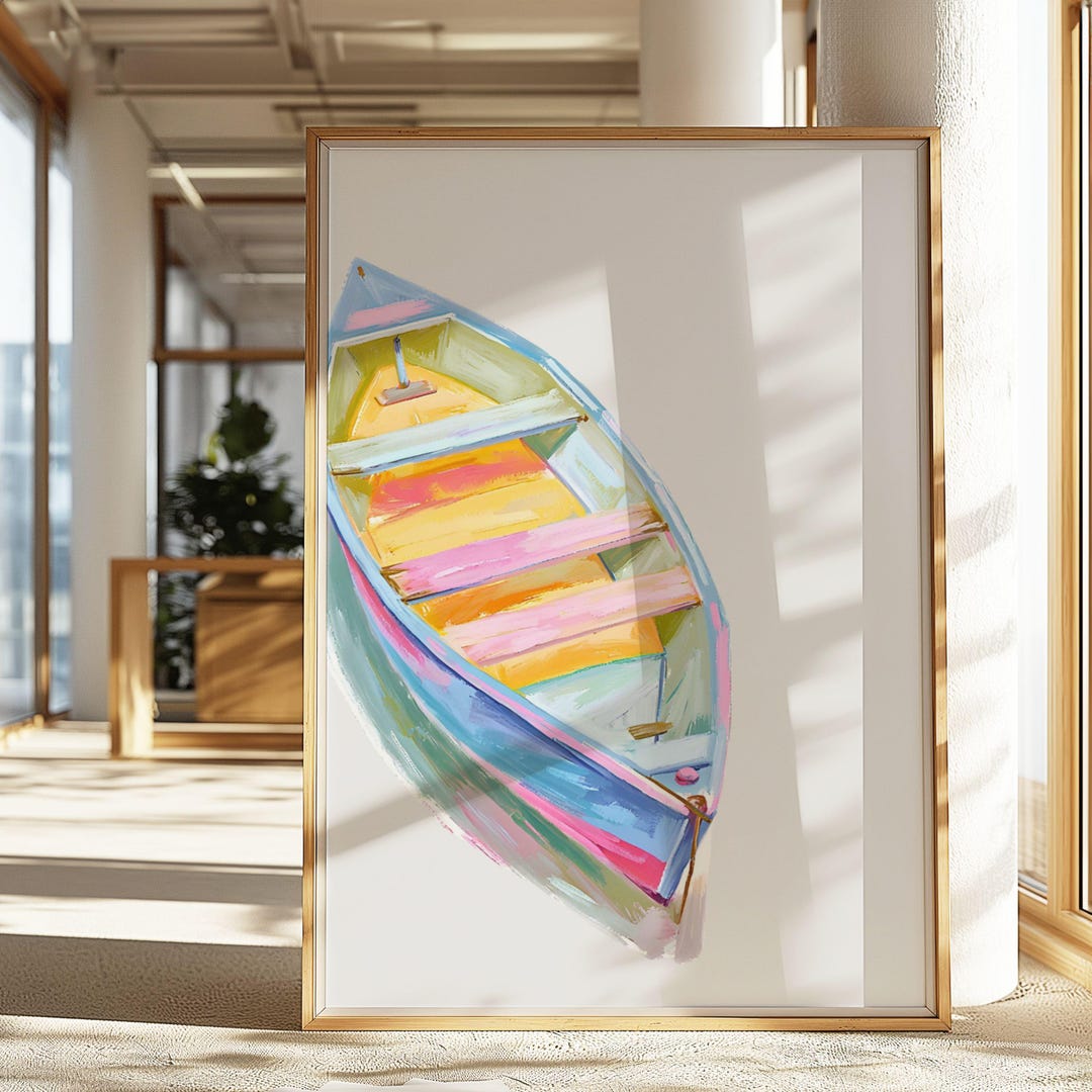 Coastal Art Abstract Coastal Beach House Wall Art Summer Print Beach ...