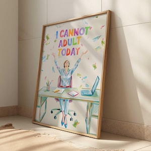 Funny Office Wall Decor Office Posters Funny Cubicle Decor Work From ...