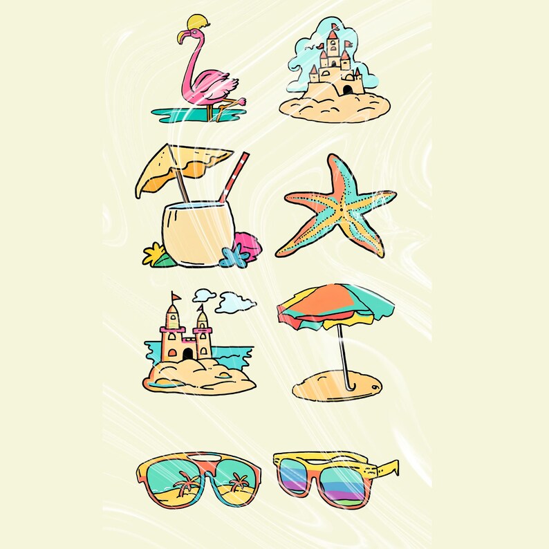 Summer Doodle Png Summer Doodle Clipart Kawaii Doodle Clipart Cute ...