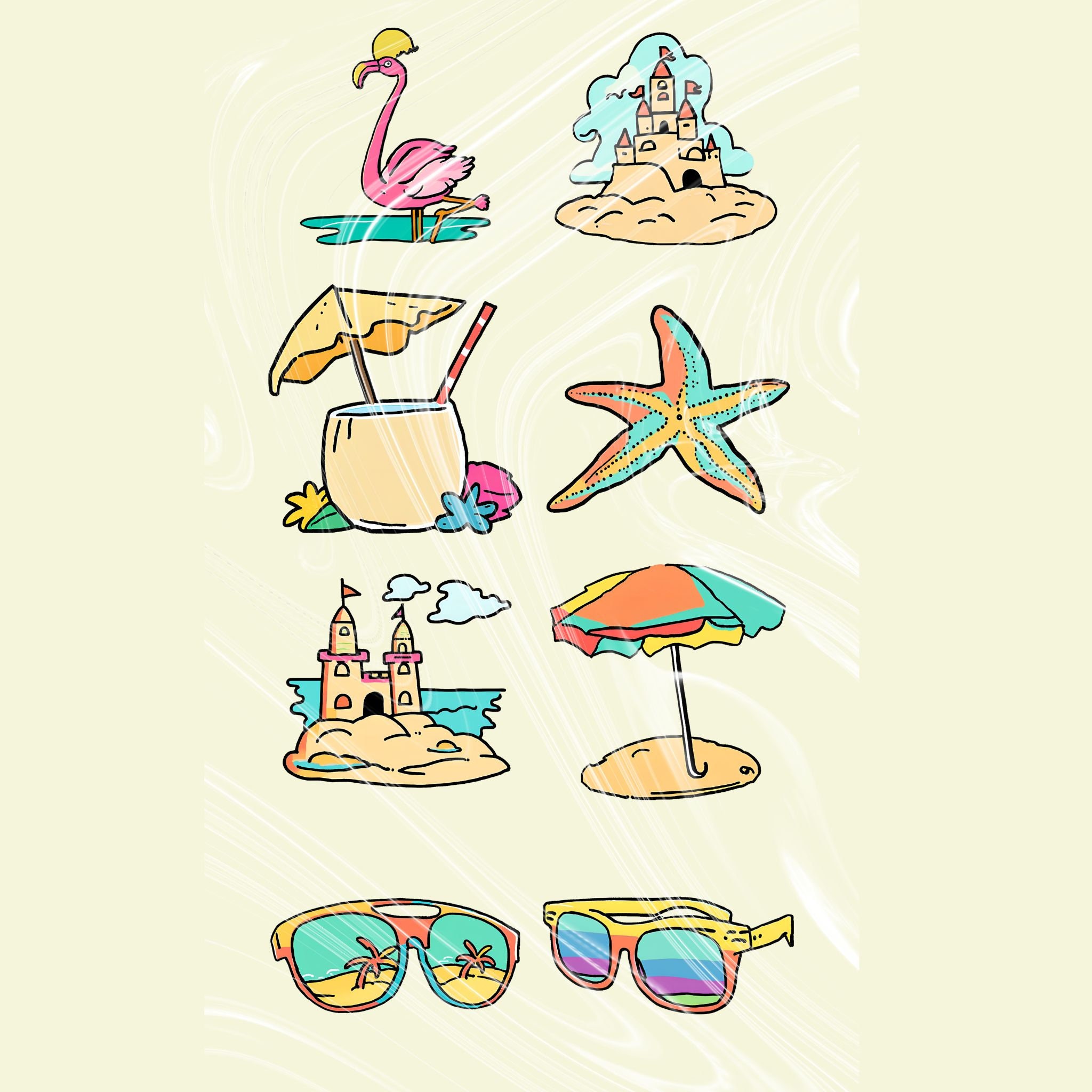 Summer Doodle Png Summer Doodle Clipart Kawaii Doodle Clipart Cute ...